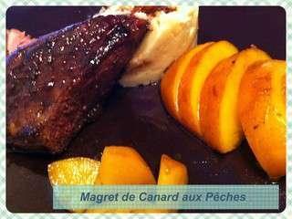 Recettes de Magret de Canard et Pêches