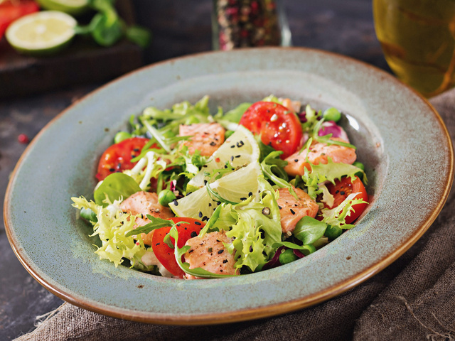 Recettes de Salade de saumon de La Cuisine du Jardin / Blog