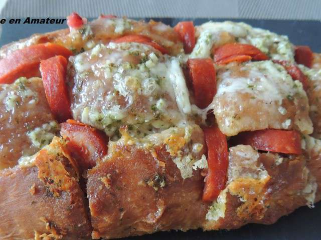 Recettes de Pain Garni et Chorizo