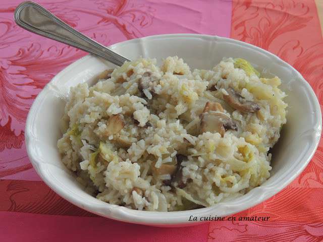 Recettes de Riz au Chou Chinois Et Champignons