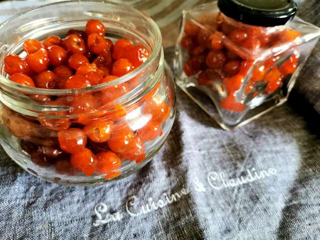 Recettes de Cerises Confites de la cuisine et claudine