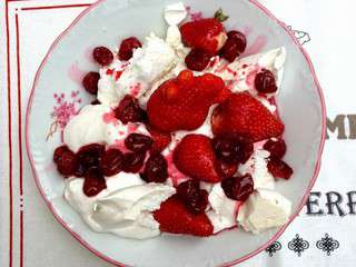 Recettes de Vacherin et Fruits rouges