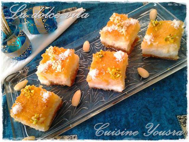 Recettes de Basboussa de la dolce vita