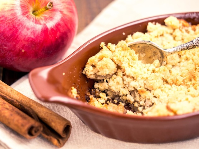 Recettes de Crumble pommes de La minute gourmande