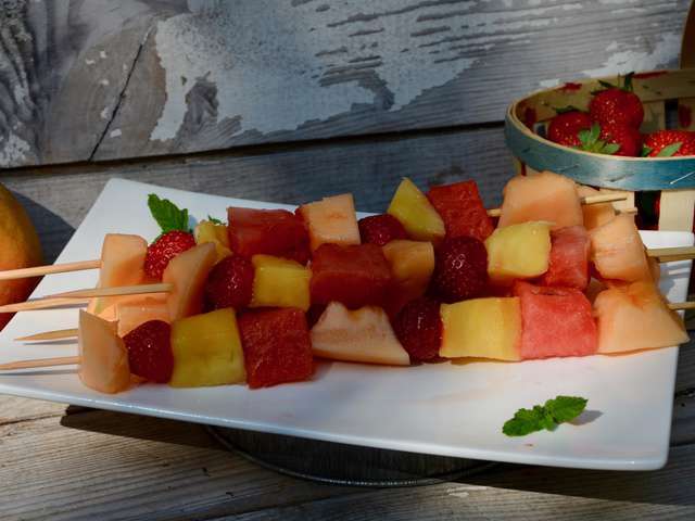 Recettes de Brochettes et Fruits - 2