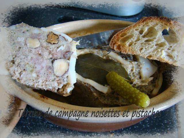 Recettes de Terrine de campagne et Noisette
