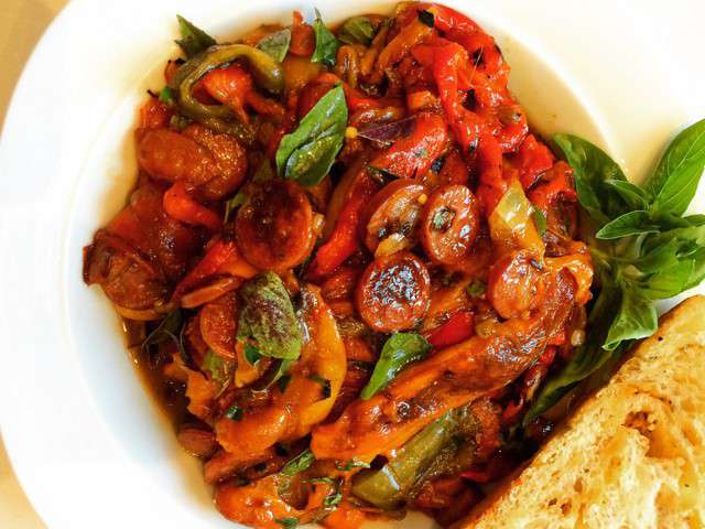 Recettes de Salade de poivrons et Rôti