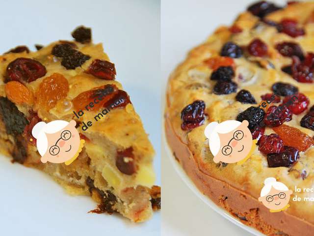 Recettes de Gâteau aux Fruits de la recette de maman