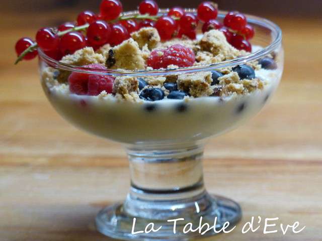 Recettes de Fruits rouges de La Table d'Eve