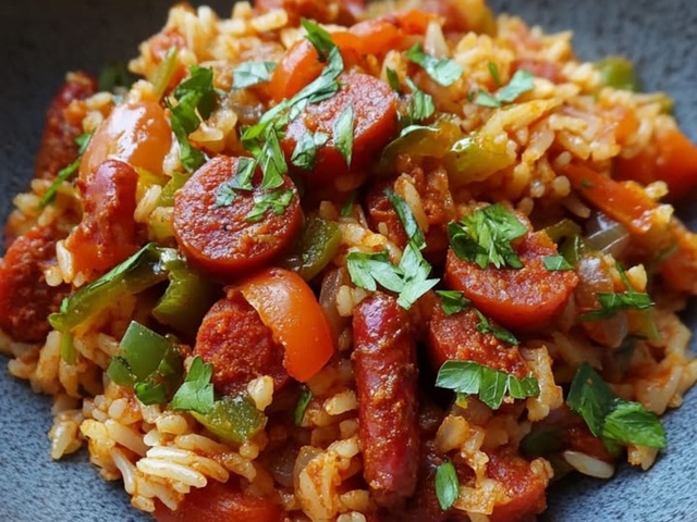Recettes de Riz et Chorizo