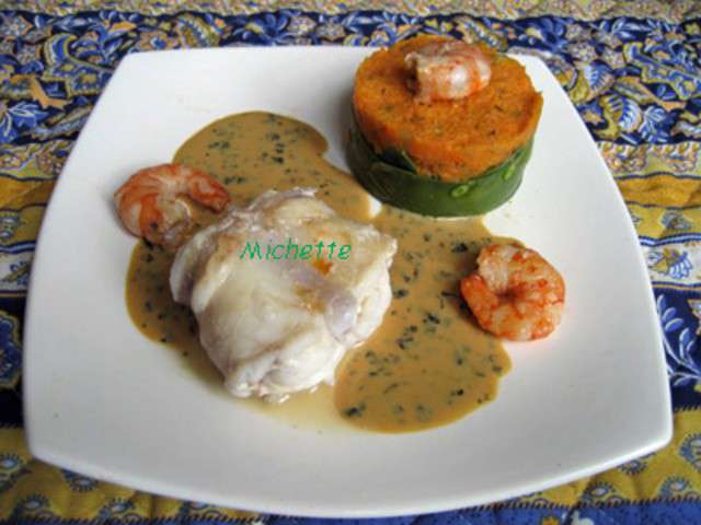 Recettes de Lotte au Safran de La table de Michette