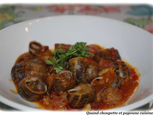 Recettes d'Escargots