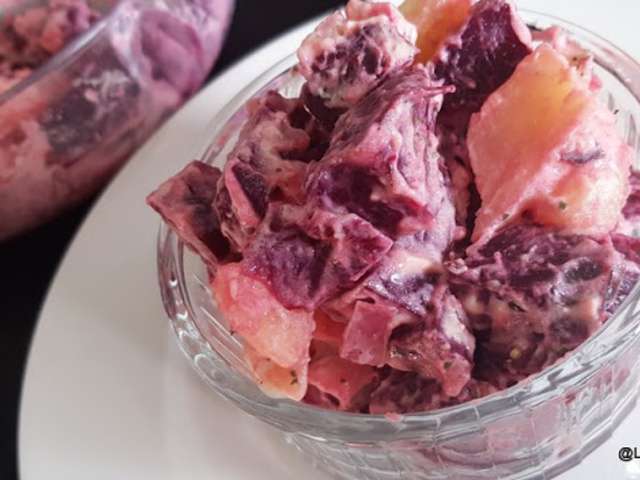 Recettes de Salade de pomme de terre et Betteraves