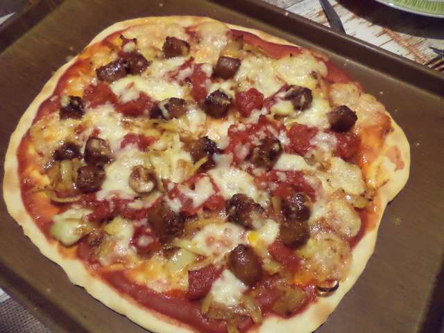 Recettes de Pizza et Merguez