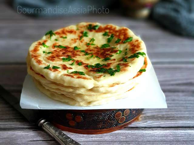 Recettes de Cheese naan et Inde
