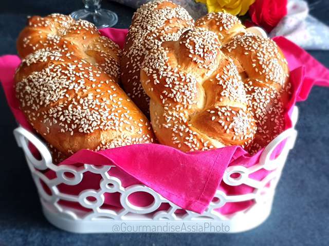 Recettes de Pain Tresse Brioche