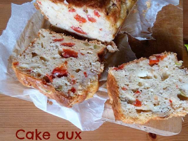 Recettes de Cake aux poivrons et Olive