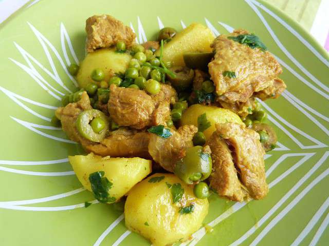 Recettes de Tajine de veau et Olive