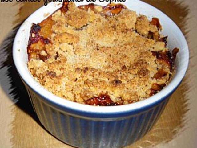 Recettes de Crumble aux Pommes de Le cahier gourmand de Sophie