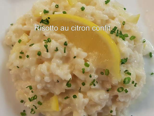 Recettes de Citron confit et Risotto