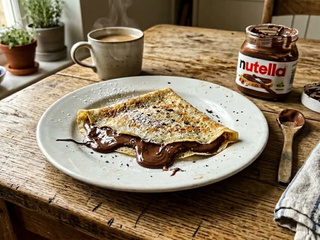 Recettes de Crêpe et Nutella