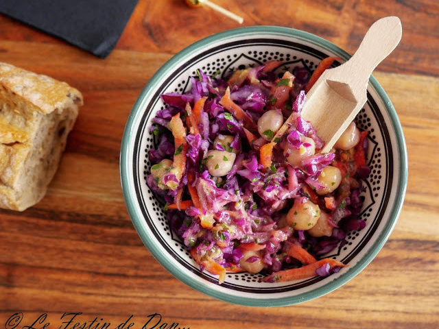 Recettes de Salade de chou rouge de Le Festin de Dan