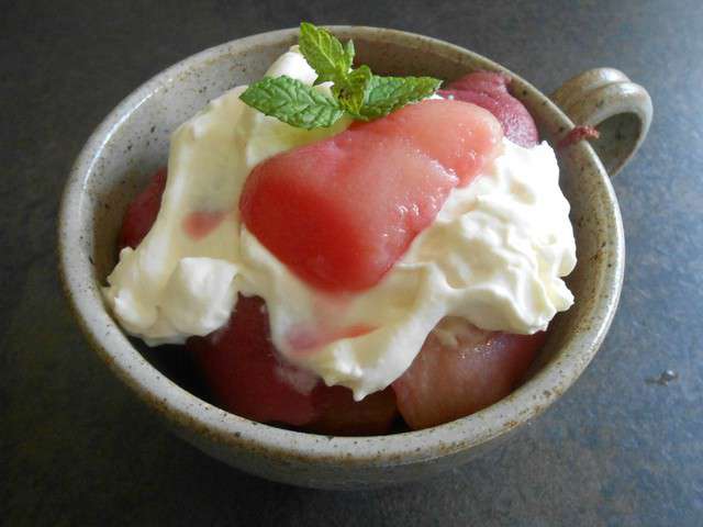 Recettes de Crème chantilly de Le jardin de Cruik