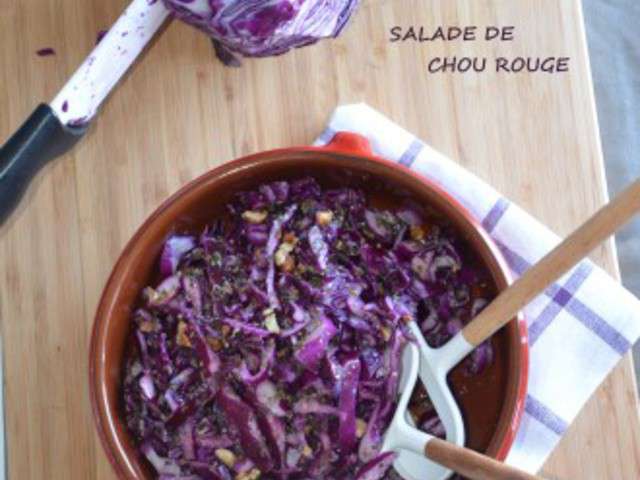Les Meilleures Recettes de Chou rouge et Vinaigrette