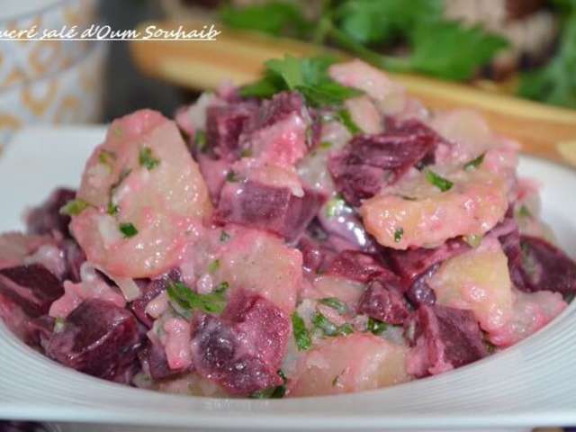 Recettes de Salade de pomme de terre et Betteraves