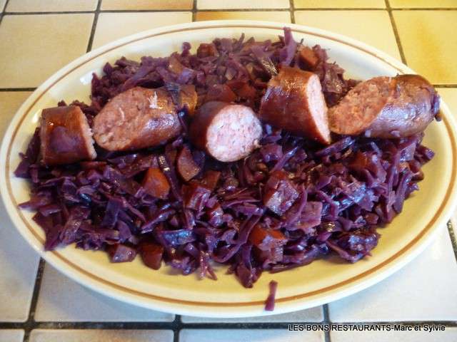 Recettes de Chou rouge de Les bons restaurants