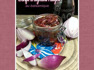 Recettes de Confit d'oignon et Vinaigre balsamique