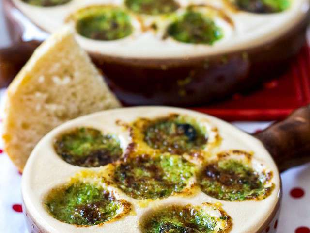 Recettes d'Escargots à l'ail