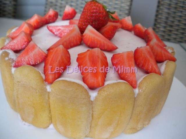 Recettes de Charlotte aux Fraises de Les Délices de Mimm