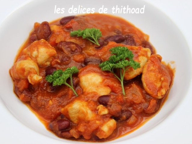 Recettes de Chili con carne et Haricots rouges