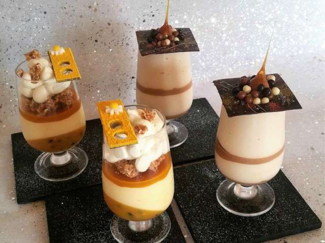 Recettes de Verrines de Les desserts de JN