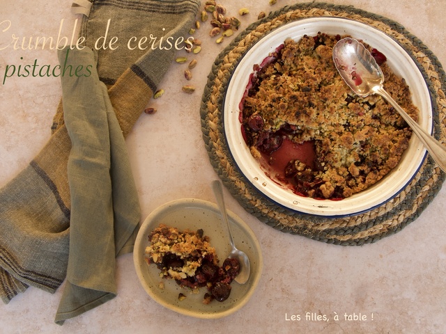 Recettes de Crumble et Pistache