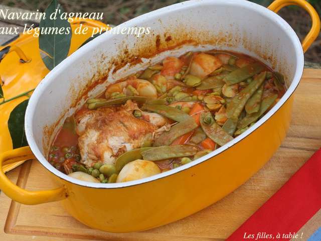 Recettes de Légumes de Printemps et Navarin d'Agneau