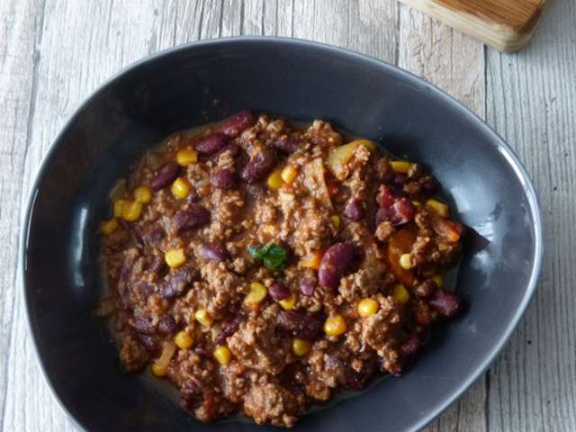 Recettes de Chili con carne