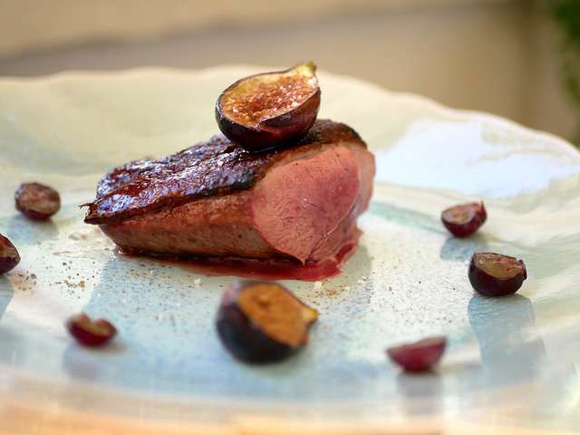 Recettes de Filets de canette et Figues