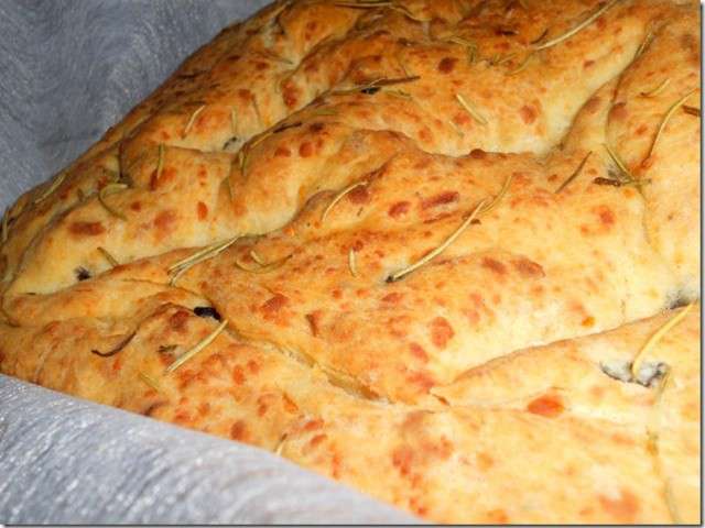 Recettes de Fougasse aux olives et Pain