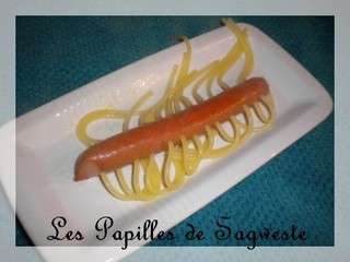 Recettes de Spaghetti et Knackis