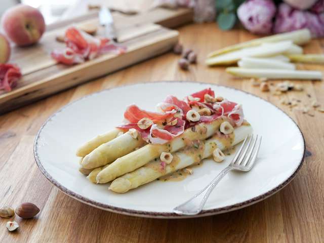 Recettes d'Asperges blanches et Vinaigrette