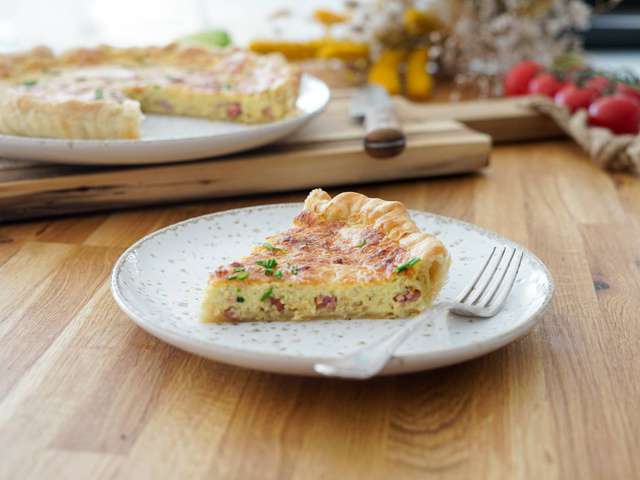 Recettes de Quiche aux lardons