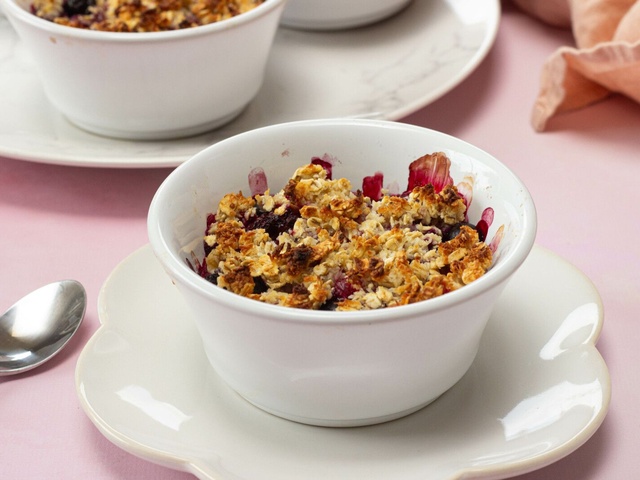 Recettes de Crumble et Fruits rouges