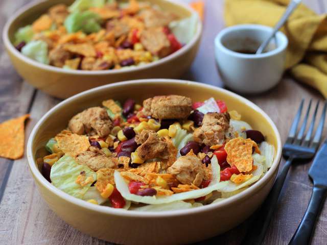 Recettes de Salade mexicaine de Les Petits Plaisirs de Doro