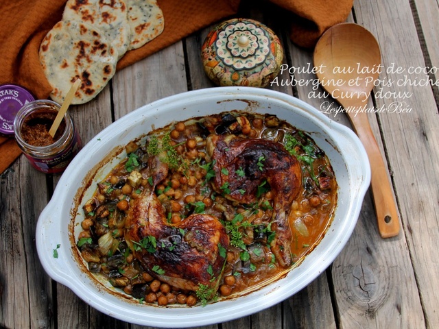 Recettes d'Aubergines et Poulet