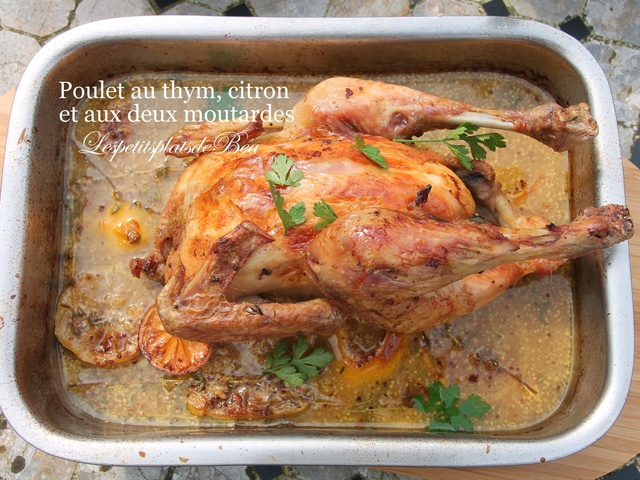 Recettes de Poulet rôti et Moutarde