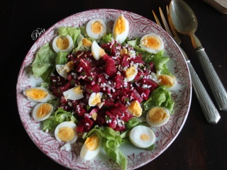 Recettes de Salade de betteraves rouges