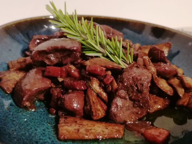 Recettes de Rognons de veau et Cèpes