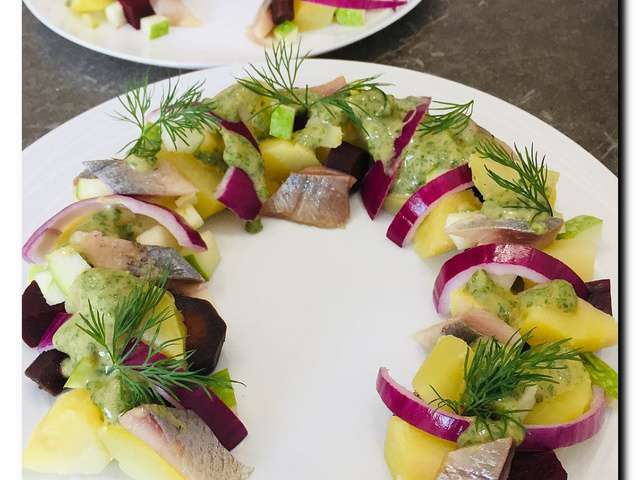 Recettes de Salade de hareng